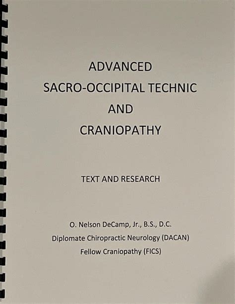 148 Advanced Sacro Occipital Technic And Craniopathy Nelson Decamp