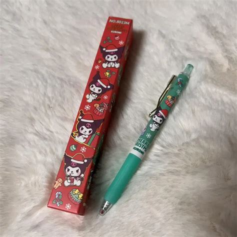 Learning Toolsstationeryhandwriting 쿠로미볼펜쿠로미크리스마스쿠로미산리오 On Bunjang With Safe Global Shipping