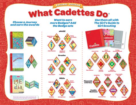 Pdfs Of All Cadette Badge Sets Girl Scout Cadette Pinterest