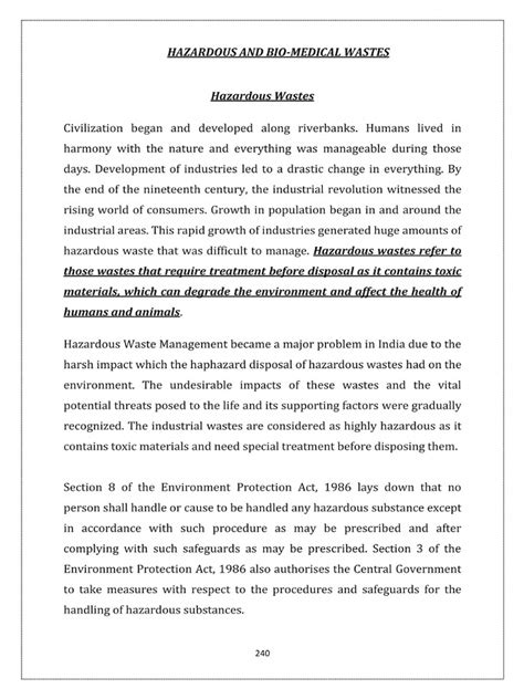 Environmental Law Notes Pdf