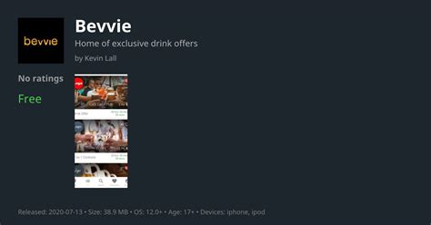 Bevvie App Reviews Features Alternatives And User Ratings