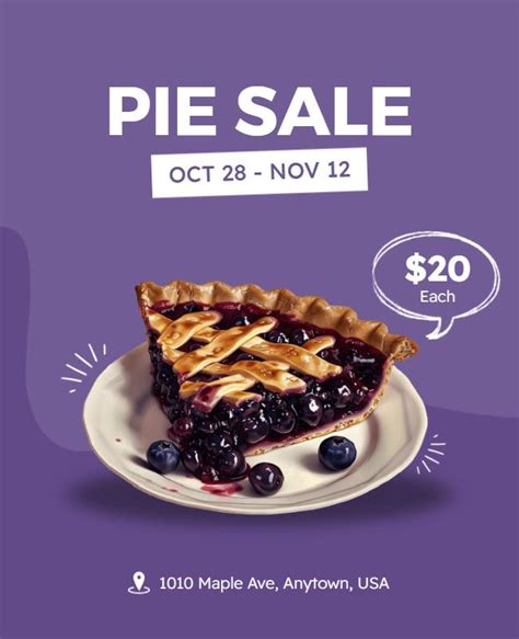 Pie Flyer Templates Quick And Easy Flyer Design Ideas