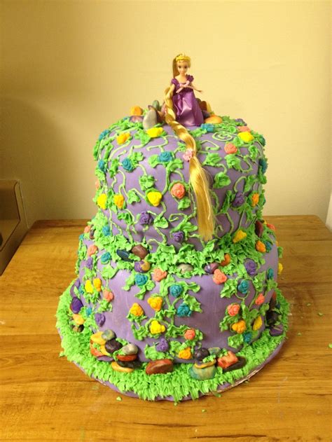 Rapunzel Cake For A Magical Tangled Birthday Party
