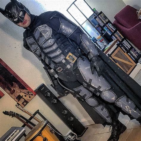 [self] My Updated 99 Original Batman Cosplay I Used The Bat Symbol