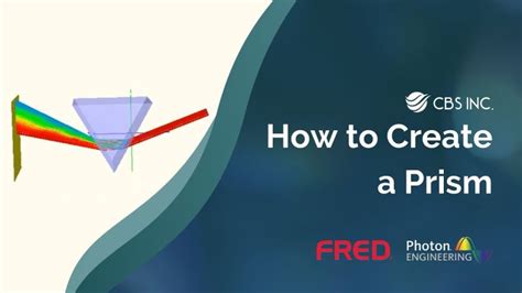 Are You Interested In Learning How To Create A Prism Using Fred💡 Cbs