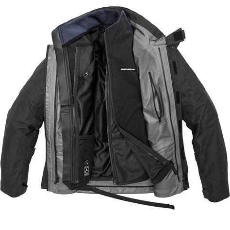 Spidi 3l Shell Motorcycle Jacket Black For Sale Online Outletmotoeu