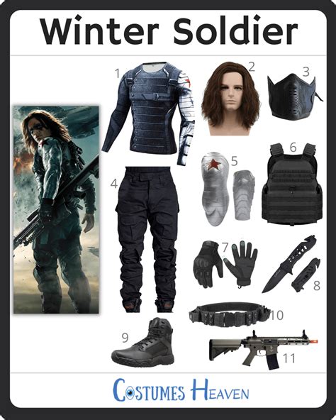 Winter Soldier Captain America The Winter Soldier Costume Quda