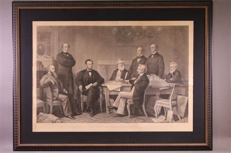 19th Century Lincoln Emancipation Etching Redlands Antique Auction