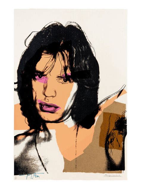 Andy Warhol Mick Jagger 1975 Artsy