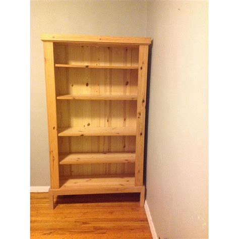 Ikea Solid Pine Bookcase Aptdeco
