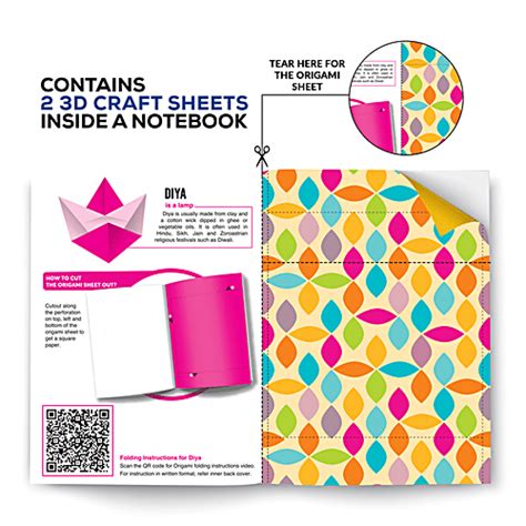 Buy Classmate 3d Craft Notebooks Single Line 172 Pages 56 Gsm