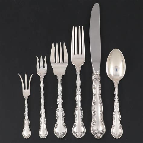 Gorham Strasbourg Sterling Silver Flatware Early To Mid 20th Century