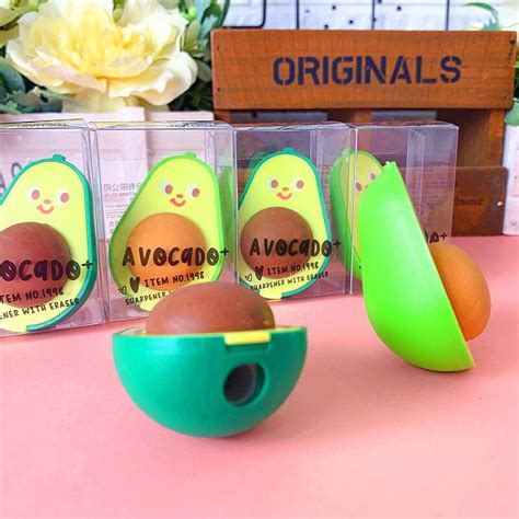 Avocado Cute Pencil Sharpener And Eraser In One St Grandado