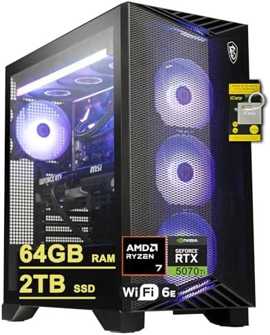 Msi Aegis Zs2 Gaming Desktop Amd 8 Core Ryzen 7 9700x 64gb