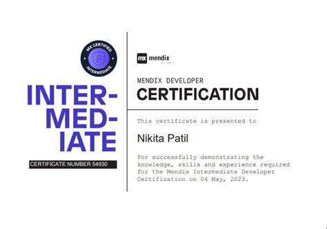 Nikita Patil On Linkedin Lowcode Nocode Mendix Intermediate 24 Comments