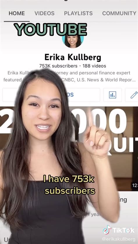 Erika Kullberg Reveals How Much Shes Made On Tiktok Youtube And Facebook