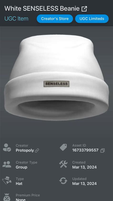 Beanie Code In 2025 Roblox Coding Roblox Codes