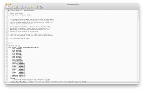 Wanted The Default Emacs Theme Without The Syntax Highlighting So I