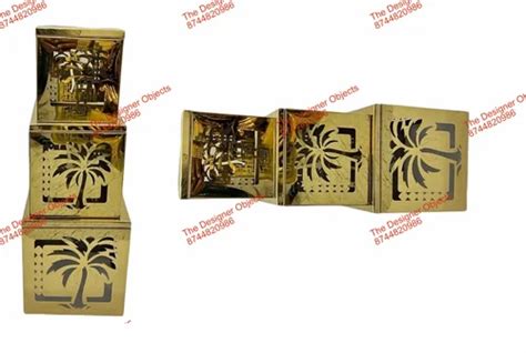 Gold Steel Risers Set Of 3 Pics For Display At Rs 1750set In
