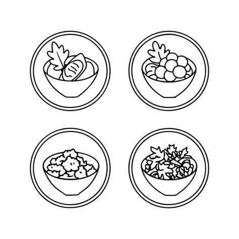 Premium Vector Salad Vector 17