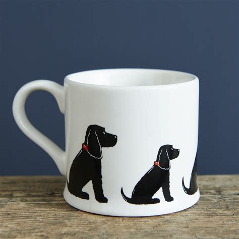 Cocker Spaniel Black Mug £1595 Mischievous Mutts Mugs Sweet
