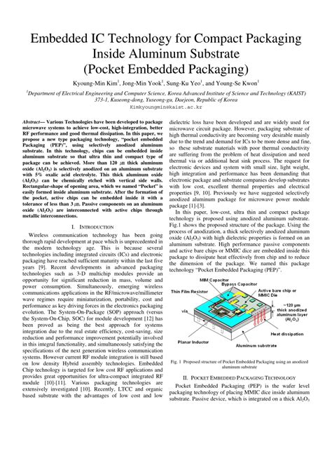 Pdf Embedded Ic Technology For Compact Packaging Inside Aluminum