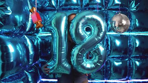 Happy 18th Birthday Stock Video Footage For Free Download