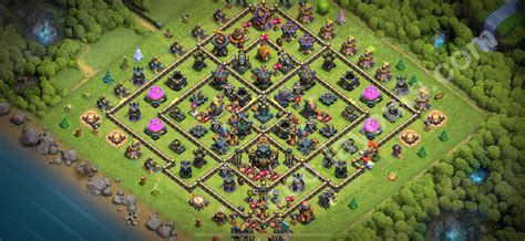 Farming Base Th17 With Link Anti 3 Stars Clash Of Clans 2025 Town