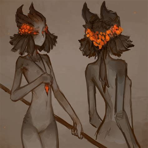 Rule 34 Black Hair Corrupted Female Flat Chested Genitals Glowing Grey Body Hair Holding