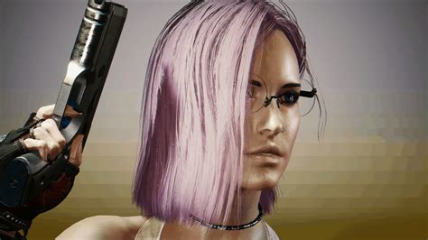Nerd Punk Hair Cyberpunk 2077 Mod