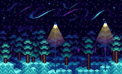 Artstation Snow Level Background