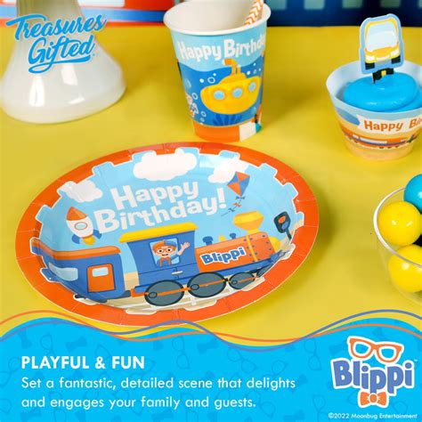 Blippi Birthday Party Supplies Vehicle Complete Set For 24 Guests Treasures Ted