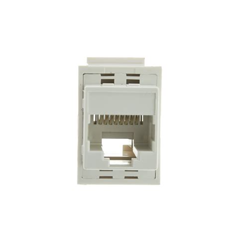 Cat 5e Keystone Inline Coupler White Rj45 Female