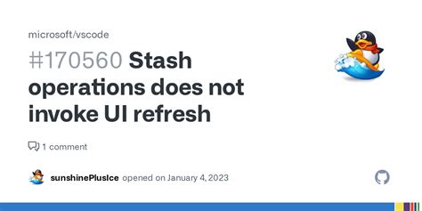 Stash Operations Does Not Invoke Ui Refresh · Issue 170560 · Microsoft