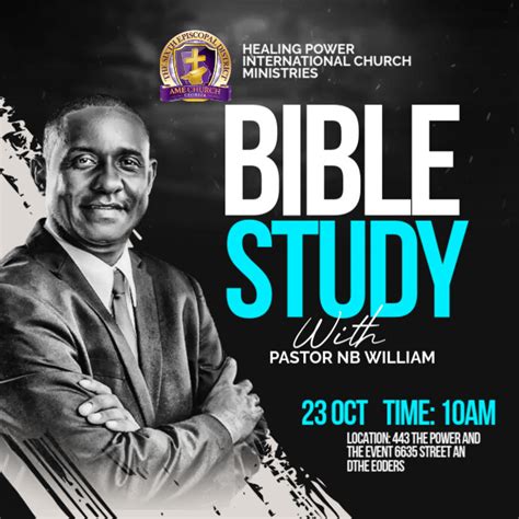 Bible Study Template Postermywall