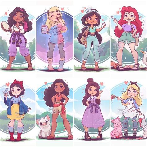 Naomi Lord Art On Instagram 🌸 Throwback To These Modern Disney