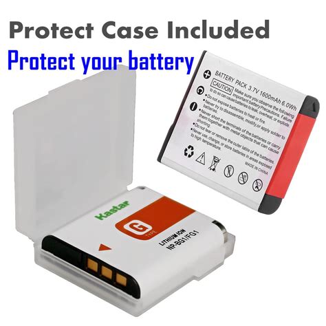 Kastar Replacement Battery For Sony Np Bg1 Np Fg1 Sony Cyber Shot Dsc