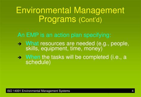 Ppt Iso 14001 434 Environmental Management Programs Powerpoint