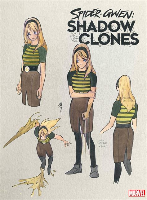 Spider Gwen Shadow Clones 2 1 10 Ratio Variant Peach Momoko