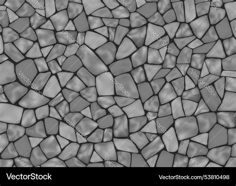 Stone Wall Of Building Paving Slabs Royalty Free Vector Vectorstock