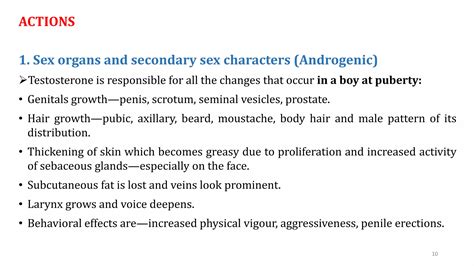 Sex Hormones Male Pptx