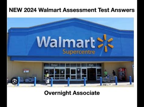 Walmart Assessment And Answers 2025 Overnight Associate Youtube