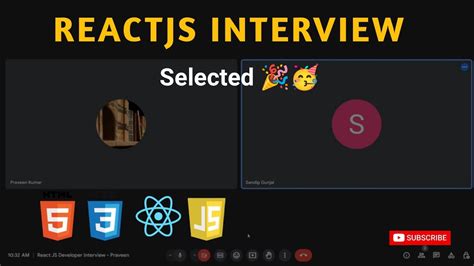Reactjs Developer Interview 2024 Frontend Interview Selected🎉