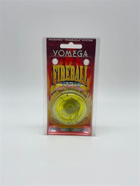 Fireball Yo Yo In Original Packaging Yomega Corp 1995 Made In Usa Spins Three Times Longer Than
