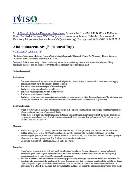 Abdominocentesis Pdf