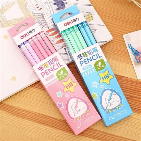 Triangular Pencil S900hb Students Cartoon Wooden W Grandado
