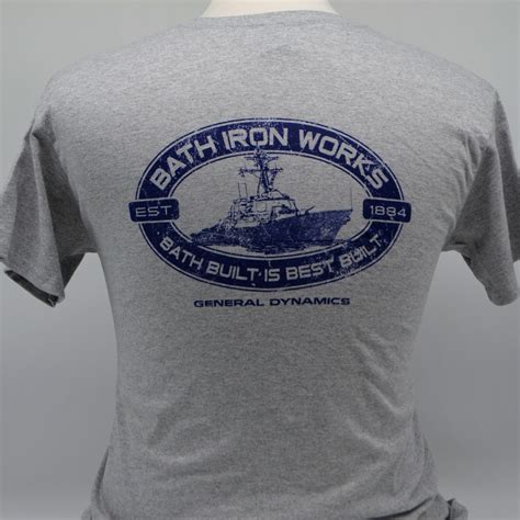 Bath Iron Works Bath Built Is Best Built T Shirt Maine Maritime Museum