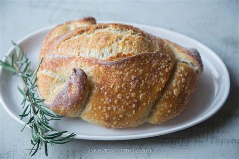 Easy No Knead Turkey Shaped Sourdough Bread