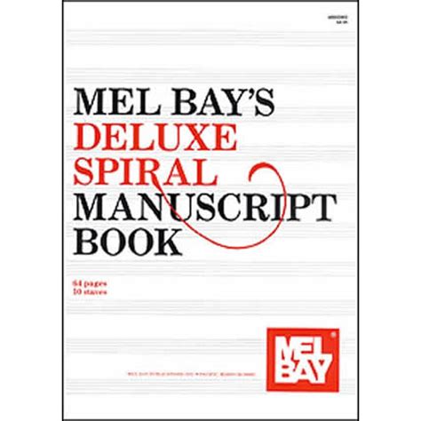 Deluxe Spiral Manuscript Book