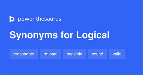 Logical Synonyms 1 510 Similar Words And Phrases
